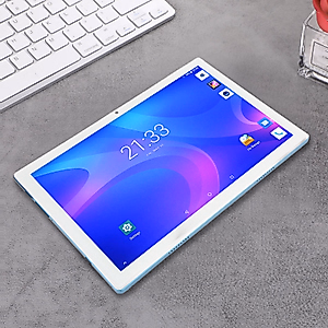 Yunseity Portable Tablet, P30 10 Inch IPS HD Tablet PC, 2.4G 5G WiFi Office Tablet, 8GB RAM 256GB ROM, 8MP 13MP Cameras, MT6750 8 Core Processor, 8800Mah Battery