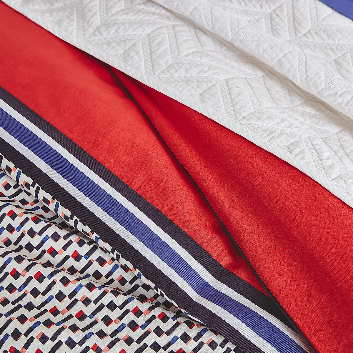 Lacoste Grove Duvet Set, King, Red