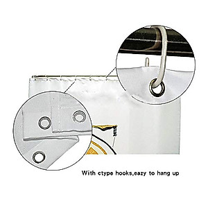 Bath Rugs Bathroom mat Shower Curtain Combination Four-Piece