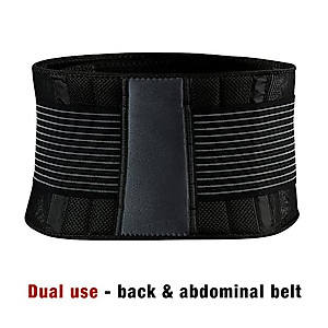 ACE Back Brace, Doctor Developed, Adjustable, Black