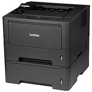 Brother High-Speed Monochrome Laser Printer with Wireless Networking, Duplex and Dual Paper Trays (HL5470DWT), Amazon Dash Replenishment Ready