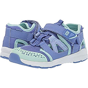 Stride Rite Baby-Girl's Made2play Nesta -Boy's Machine Washable Sandal Athletic Sneaker, Blue, 5 W US Toddler