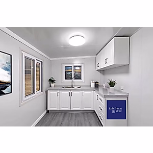 Prefab Tiny House, 40FT, 3 Bedrooms, Full Bathroom, Kitchen, 800 sq ft, Foldable Mobile Home, Modular Home, Container Home, Tiny House to Live in, Cabin Prefab (40FT).