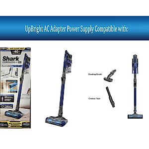 UpBright 24.8V AC Adapter Compatible with Shark IZ300 IZ340 IZ340H 26 IZ360 UZ345H UZ360 V5 XSBT600 XSBT620 XSBT620EU 21.6V Li-ion Battery Rocket Pet Pro Stick Vacuum 24.8VDC 0.8A Power Supply Charger