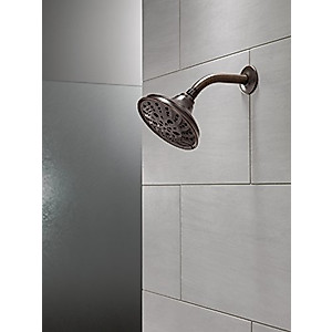 DELTA FAUCET -faucet 52669-RB H2Okinetic 5-Setting Raincan Shower head, Venetian Bronze