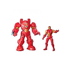 Avengers Marvel Mech Strike 8-inch Super Hero Action Figure Toy Ultimate Mech Suit Iron Man, for Kids Ages 4 and Up , Black