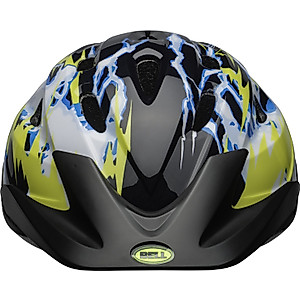 Bell 7084243 Child Rally Bike Helmet - Lightning Black & Yellow