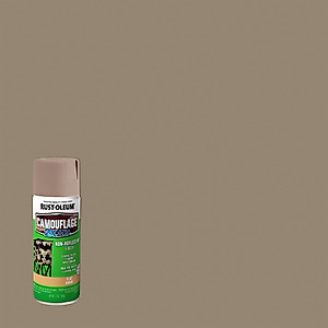 Rust-Oleum 279177 Camouflage 2X Ultra Cover Spray Paint, 12 oz, Khaki