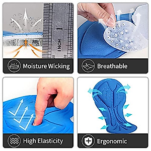 MOCOLY Mens Mountain Bike Shorts 3D Padded Lightweight Quick Dry MTB Cycling Shorts Riding Bicycle Shorts with Padding Green XL