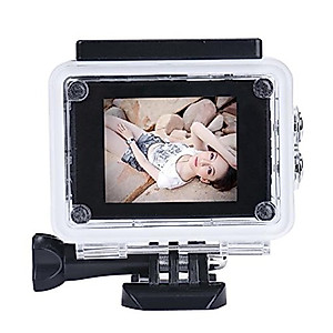 ZIYUO Full HD Sports Action Camera 2.0 inch Ultra HD TFT LCD screen Waterproof DV Recorder shooting 30 meters under water Ultra Wide Angle Lens and Portable Package GD