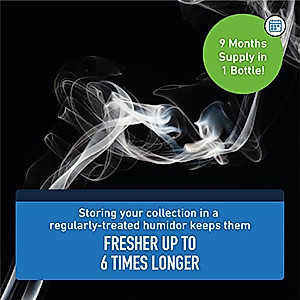 Humidor Solution, Propylene Glycol for cigar humidifiers, 2 Pack 16oz Humidor Accessories by Essential Values…