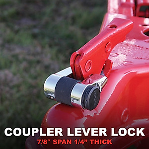 Trimax TMC10 Coupler / Door Latch Lock (fits couplers to 3/4" span) , Zinc