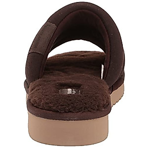 Koolaburra by UGG Men's Rommie Slipper, Chocolate Brown, Size 10