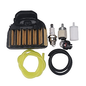 HUYUR Air Filter Fuel Line Filter Tune Up Kit for Husqvarna 455E 455 Rancher 460 461 Replaces 537255701