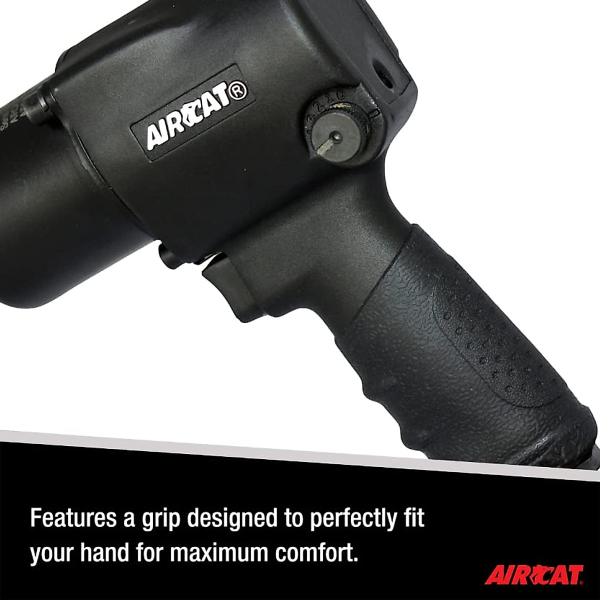 AIRCAT Pneumatic Tools 1431-2: 1/2-Inch Impact Wrench 1,000 ft-lbs of Torque - 2-Inch Extended Anvil