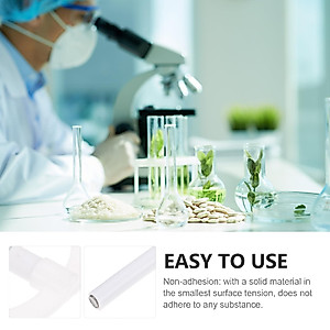 Baluue PTFE Electric Stirring Rod 310 mm/12 inch Length Stirrer with Paddle Mixer Shaft Accessories Electric Overhead Stirrer for Lab