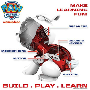 Paw Patrol Marshall Robotic Build-A-Bot Toy: Ages 4+ for Boys & Girls - Ideal Easter Gift!