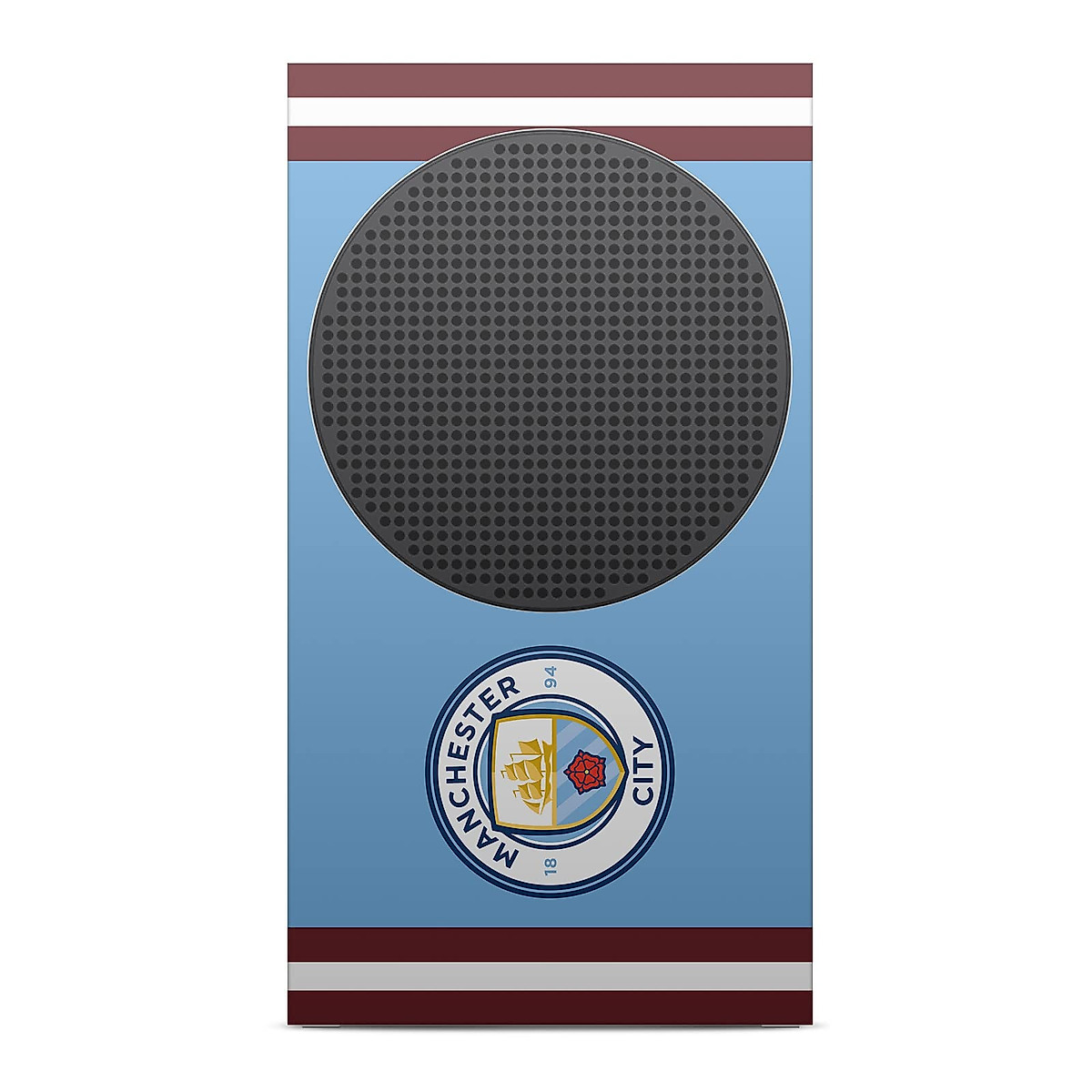 Head Case Designs Officially Licensed Manchester City Man City FC 2022/23 Home Kit Logo Art Vinyl Sticker Gaming Skin Decal Cover Compatible With Xbox Series S Console and Controller Bundle