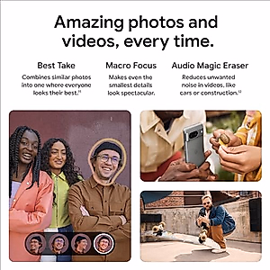 Google Pixel 8 - Unlocked Android Smartphone with Advanced Pixel Camera, 24-Hour Battery, and Powerful Security - Hazel - 128 GB