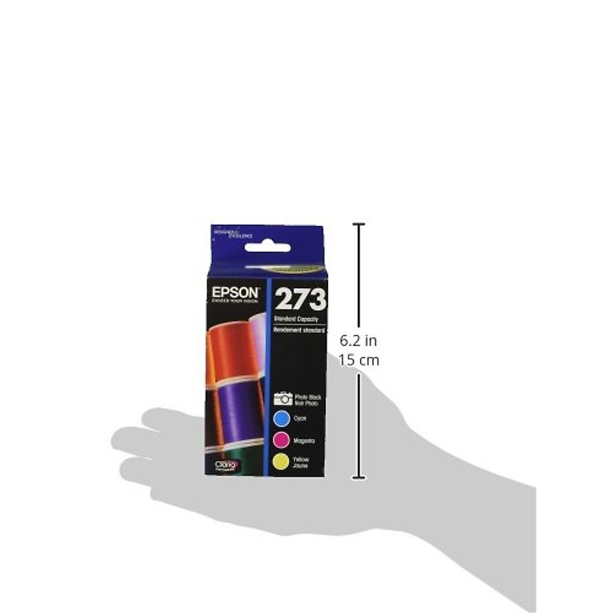 EPSON T273 Claria Ink Standard Capacity Photo Black & Color Combo Pack (T273520-S) for select Epson Expression Premium Printers