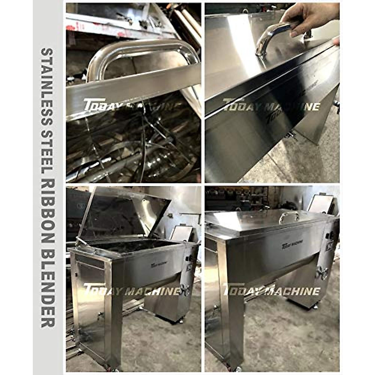 CE Certificate Chemical Industrial Flour Coffee Spices Milk Detergent Cornpaddle Ribbon Powder Mixer Blender