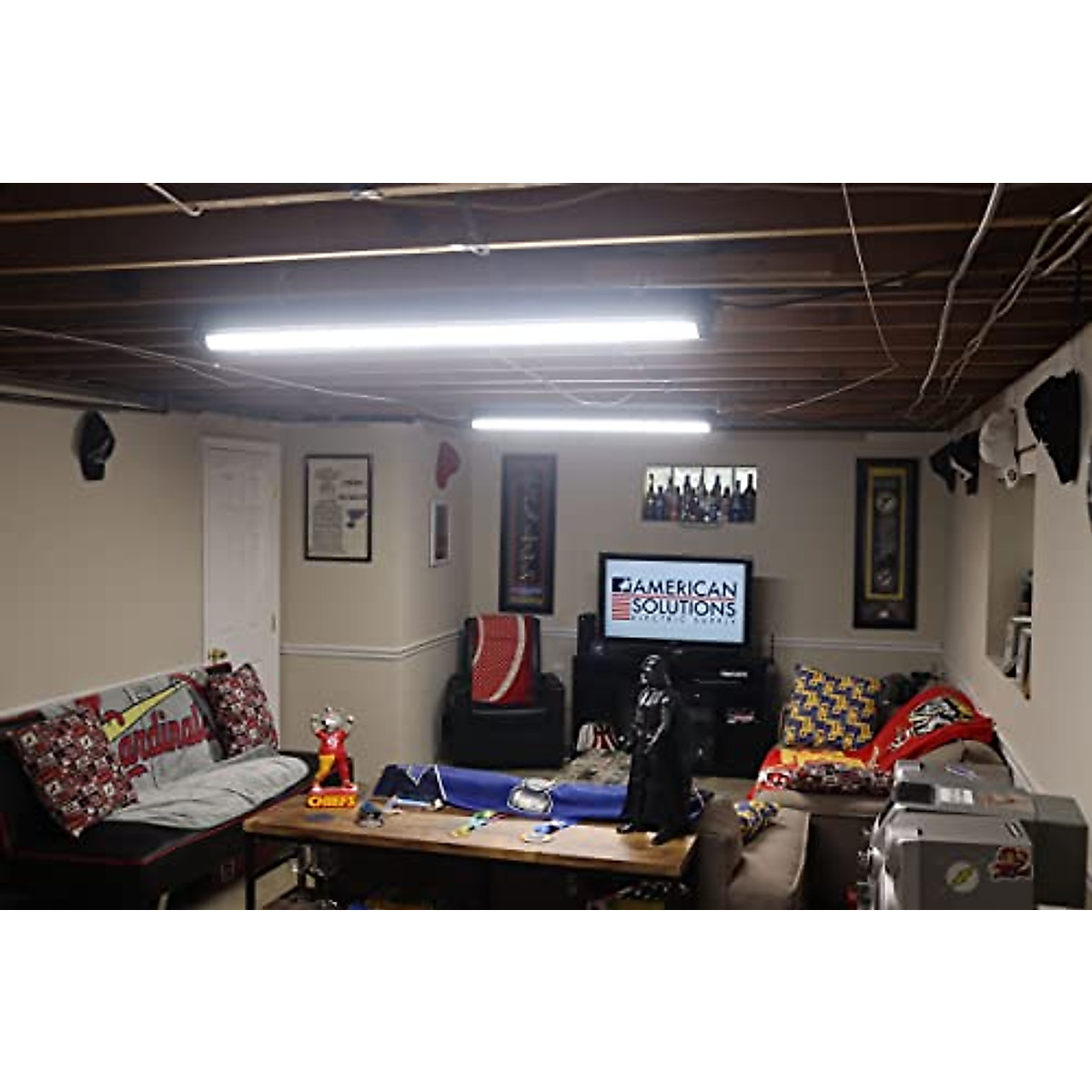 American Solutions AZ9002 LED 4FT Linear Vaportight Indoor/Outdoor Cool White IP65/IP66 Fixture