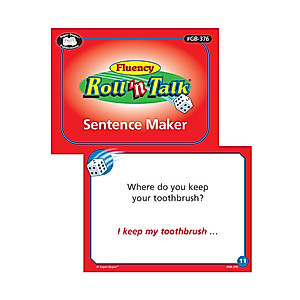 Super Duper Publications | Fluency Roll 'n Talk® Open-Ended Dice Game | Educational Learning Resource for Children