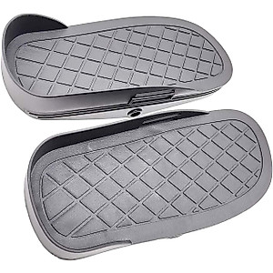 Generic Rowing Machine Foot Pedal Replacement, Grey, PP Material, 30cm x 13cm, LCD Display