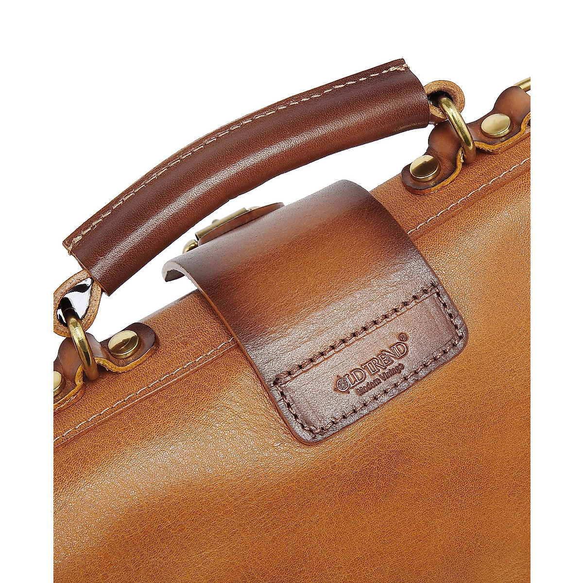 OLD TREND Genuine Leather Doctor Satchel (Chestnut)