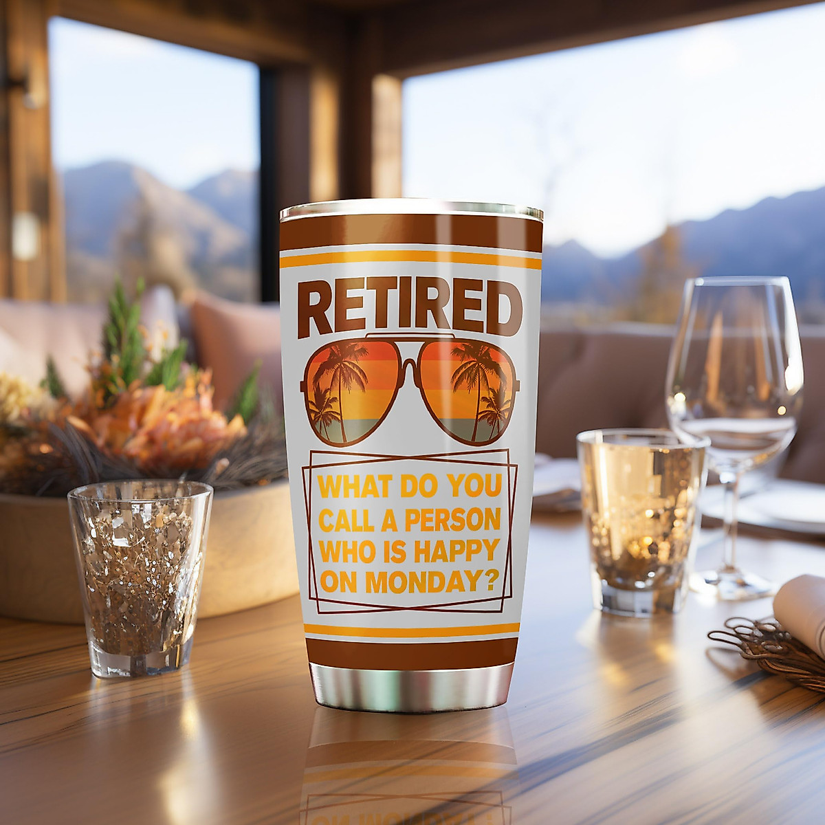 MONIZILUCKY A Legendary It Recruiter Has Retired, Happy Retirement Tumbler Stainless Steel For It Recruiter, 20Oz Tumbler Farewell Gift For Coworker With Funny Quotes About Retirement