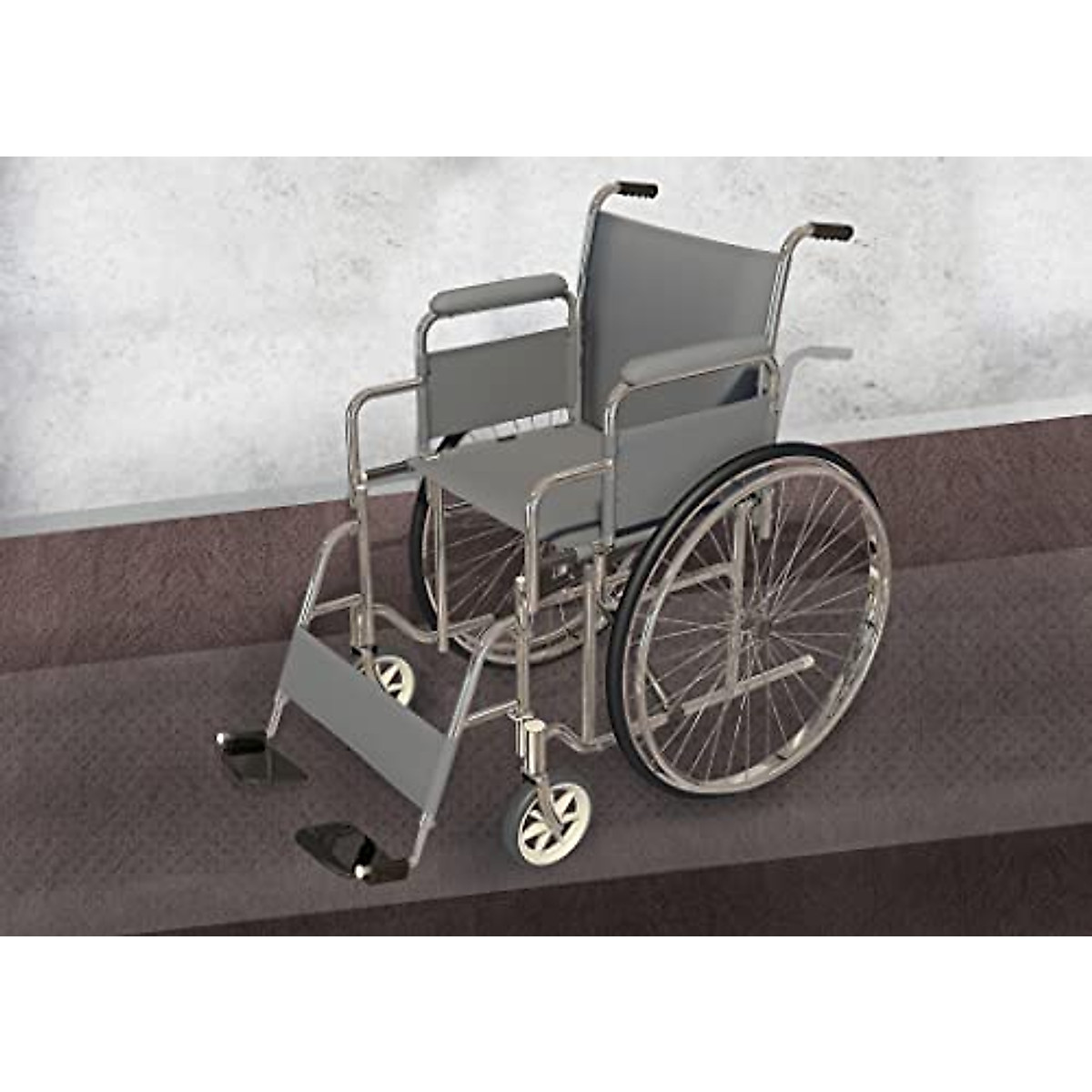 Home Must Haves Clear Vinyl Plastic Premium Deluxe PVC Ribbed Pattern Floor Runner Protector for Carpet (27" Wide)