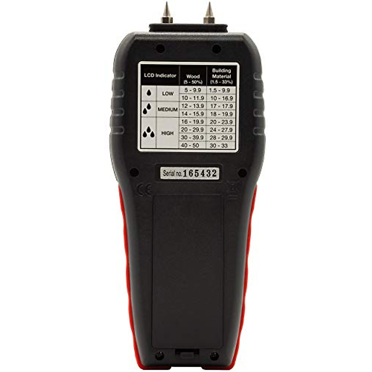 Triplett MS100 Pin Moisture Meter for Wood and Building Materials with Audible Indicator