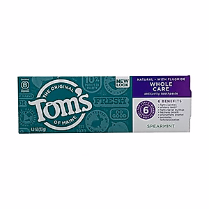 TOMS OF MAINE Spearmint Whole Care Toothpaste, 4 OZ