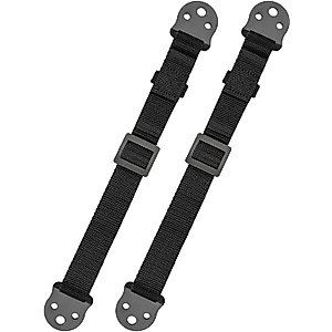 PERLESMITH TV Anti-tip Straps for TV, Screen and Furniture - Heavy Duty Dual TV Safety Straps with Metal Plate for Child Protection-Adjustable Earthquake Resistant Straps Secure Safety (PSAS1)
