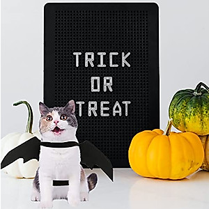 Pet Cat Clothes Cute Bat Wings for Halloween Party, Cat Costume for Kitten, Stitch Dog Costume for Small Dogs Dress Up Accessories