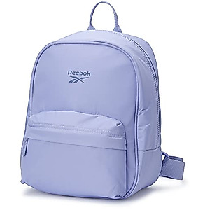 Reebok Women's Backpack - Heritage Lightweight Mini Shoulder Purse - Travel Gym Bag for Kids, Teens, and Adults, Size One Size, Sweet Lavender