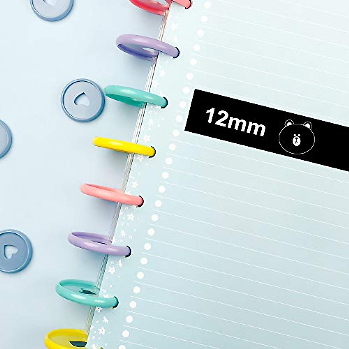 Greateam Label Tape 12mm Compatible with Brother TZe TZ Tape TZe-335/T535/MQL35, P-Touch 12mm 0.47 Inch Label Maker Tape Use for Brother P-Touch PT-D210 PT-D400 PT-D600 PT-H110 PT-1280 PT1290, 3-Pack