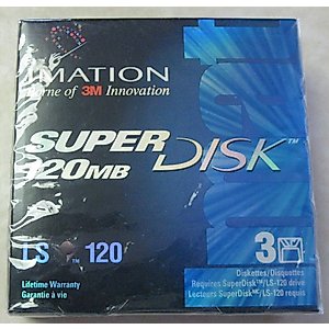 Imation SuperDisk 120MB (3-Pack) LS-120 Super Disk