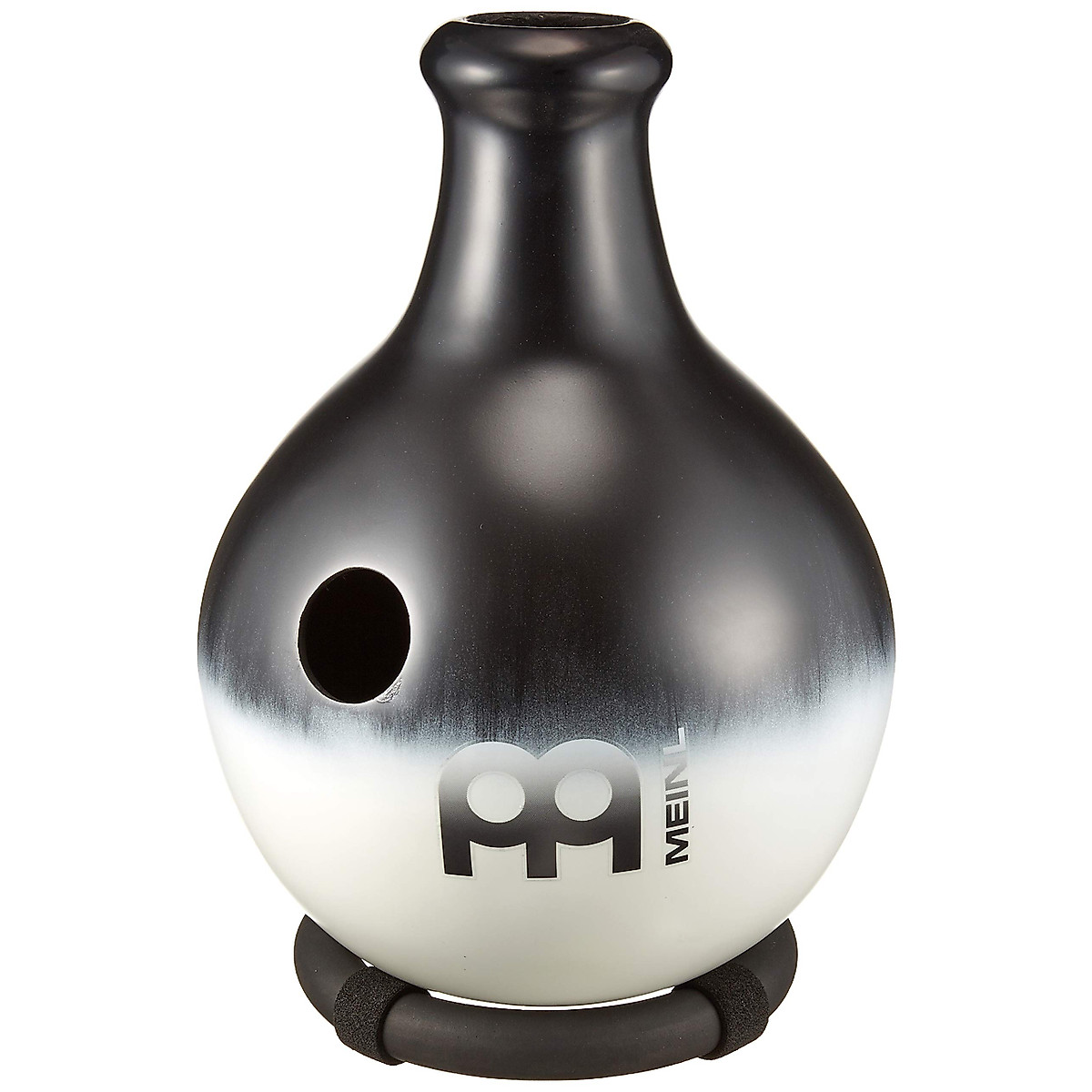 Meinl Percussion IBO Drum, Large Fiberglass Body with Liquid Chamber for Added Sound Effects-NOT Made in China-Includes Microphone Port and Padded Foam Base, 2-Year Warranty (ID9BK/WH)