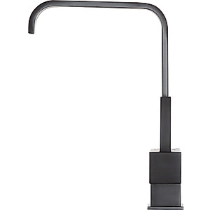 ANZZI Sabre Modern Single Hole Kitchen Faucet, Single Handle Oil Rubbed Bronze Kitchen Faucet, Commercial Stainless Steel Kitchen Bar Kitchen Sink Faucet, KF-AZ220ORB