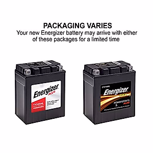 Energizer TX14AH AGM ATV and UTV 12V Battery, 210 Cold Cranking Amps and 12 Ahr, Replaces: YTX14AH-BS and others