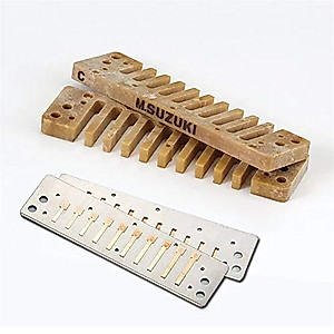 WAAZVXS M20 Diatonic Harmonica 10 Holes 20 Notes Blues Harp Key of C D Professional Musical Instruments (Color : Key of Low F)