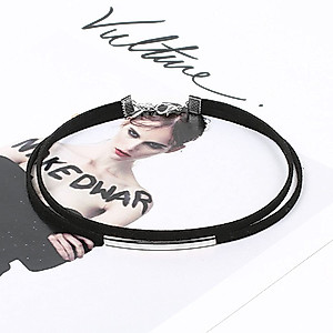 Shegirl Black Collar Necklace Velvet Choker Necklaces Fashion Punk Jewelry for Women (Silver)