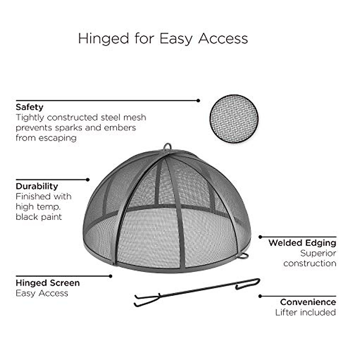 Good Directions 775 30" Large Lifter Spark Screen, 30 Inch
