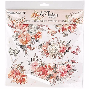 49 AND MARKET ARTOPTIONS RUB-ON 12X12 1/PK, White