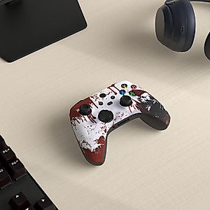 Custom Controllerzz Wireless Controller for Microsoft Series X/S & One - Custom Soft Touch Feel - Custom Series X/S Controller (X/S Bloody Zombie)