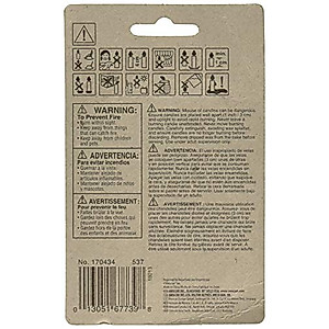 Amscan Large 3.25" Black Spiral Candle Sets (24ct) Party Supplies, 3 1/4"