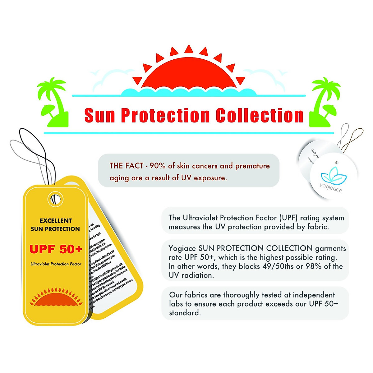 Yogipace Women's Sun Protection 17" Long Running Skirt Athletic Golf Skort with Tennis Ball Pockets Built in Shorts Black Size L