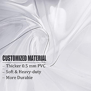 MIRLEWAIY Lightweight durable See Through Book Bag Stadium Approved Schoolbag Heavy Duty Mesh school Backpack with Inner Compartment, Pink