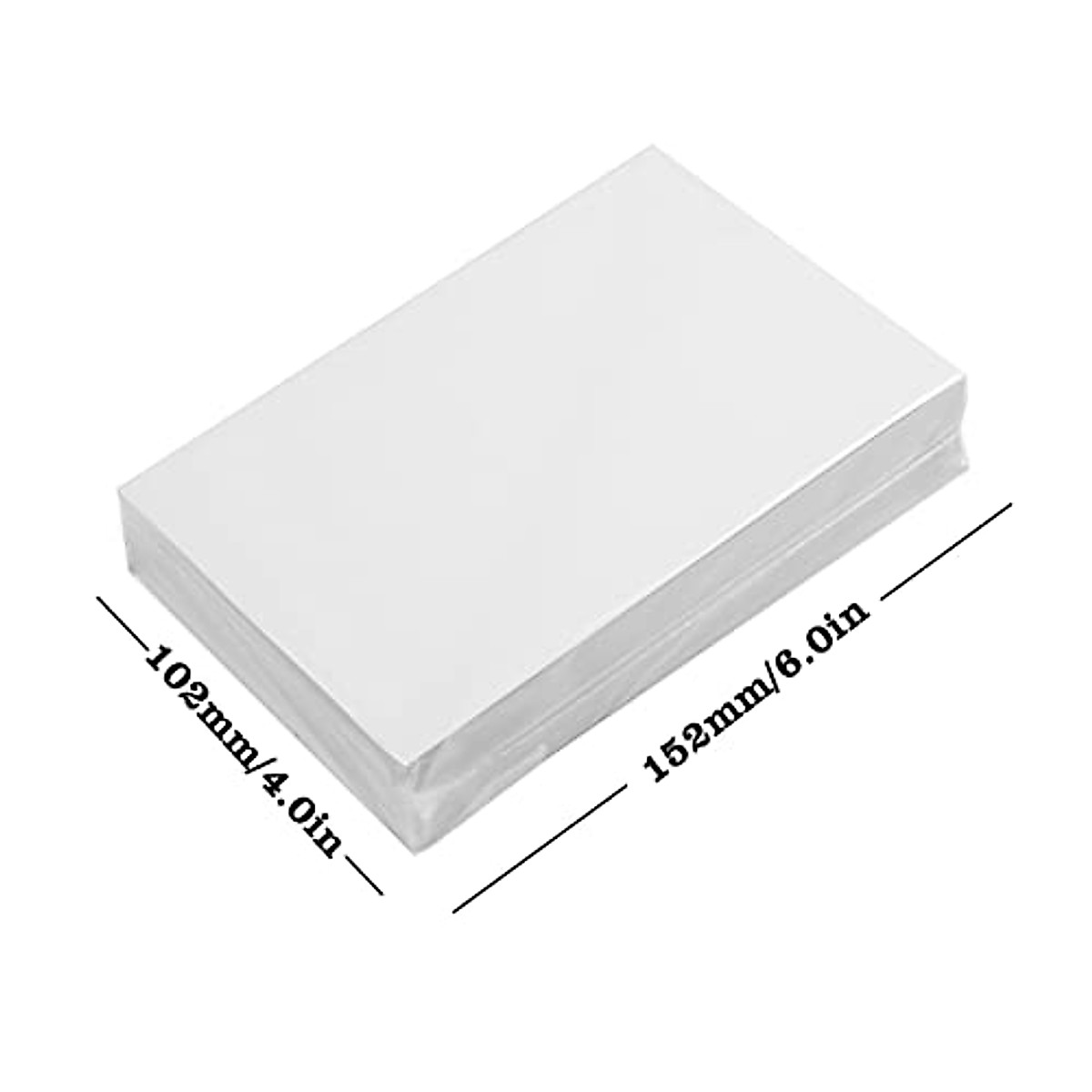 T6 500 Sheets 4x 6inch 4R High Glossy Photo Paper Waterproof Professional photographic Paper Works with Inkjet Printers 230gsm